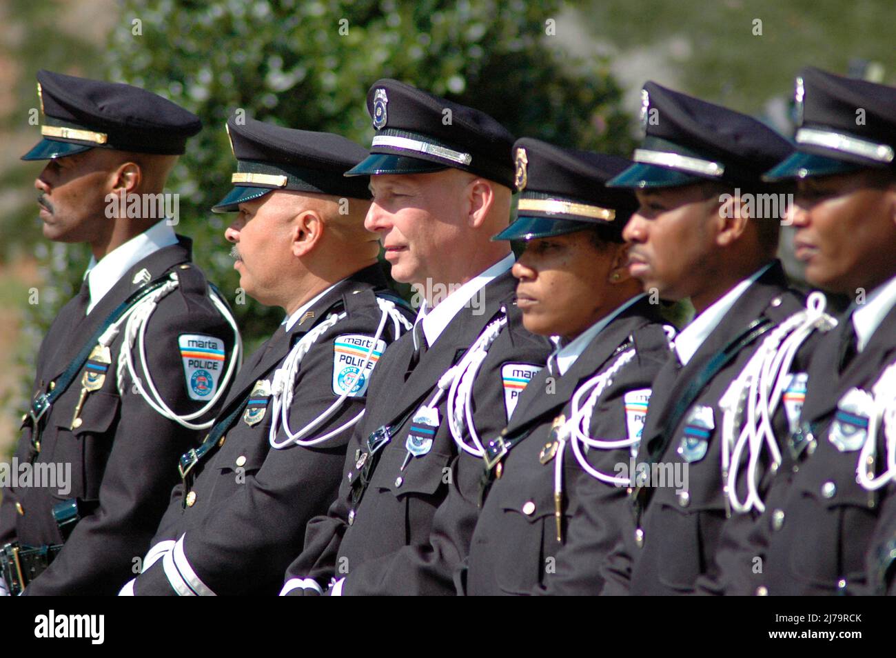 Murdered officer's funeral with police brothers in attendance Stock ...