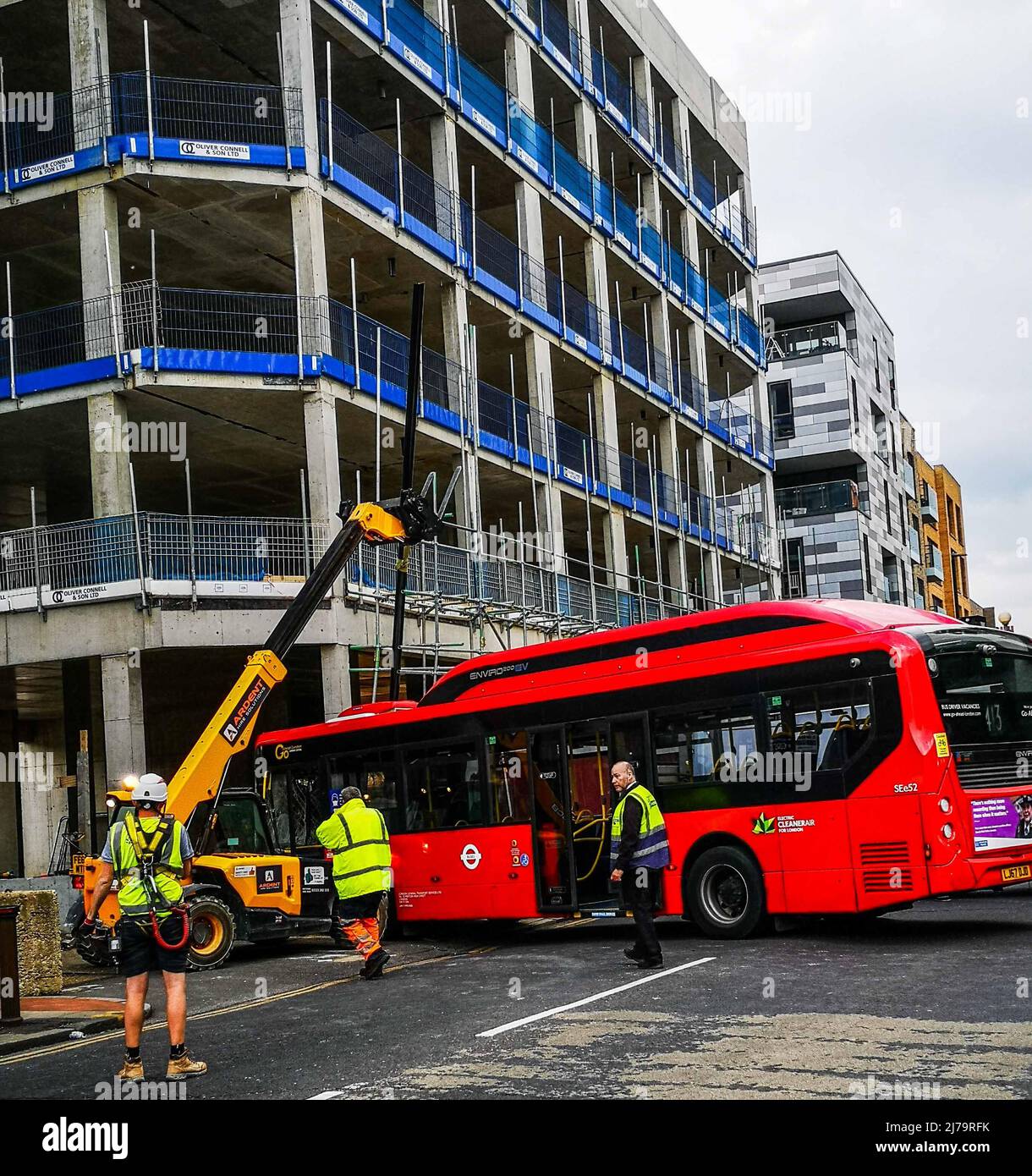 London UK 7 May 2022 A RTA Brough Sutton traffic to stand still and ...