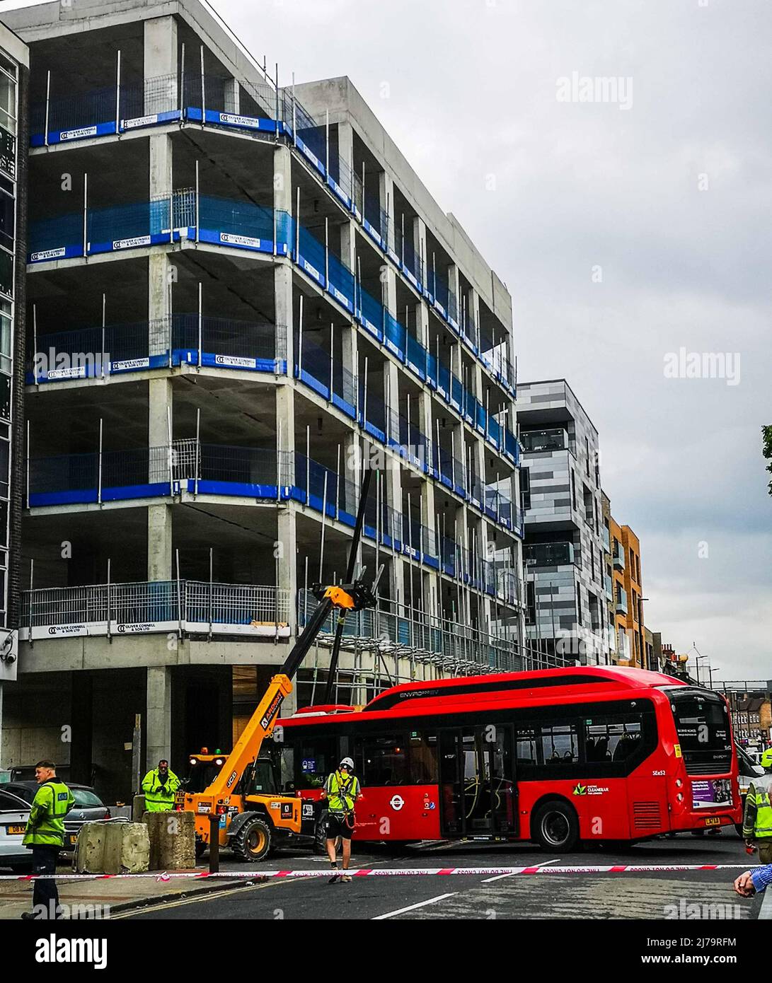 London UK 7 May 2022 A RTA Brough Sutton traffic to stand still and ...