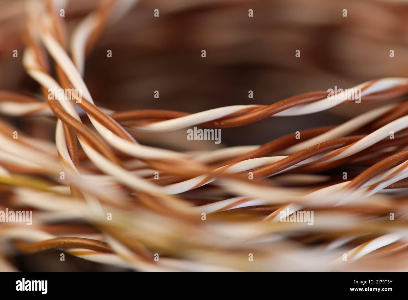Spiral electrical cables hi-res stock photography and images - Alamy