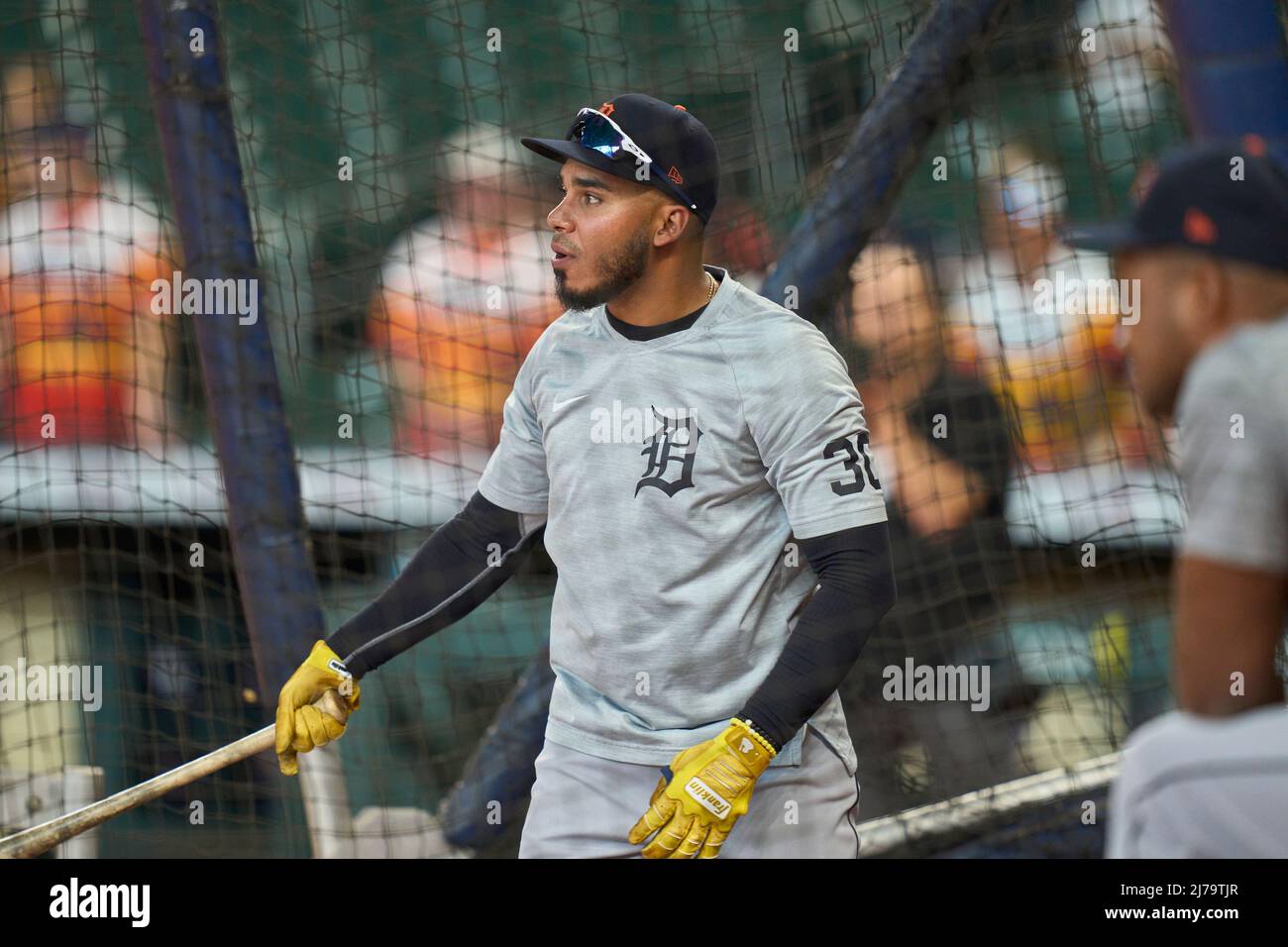 May 6 2022: Detroit first baseman Harold Castro (30) during batting ...