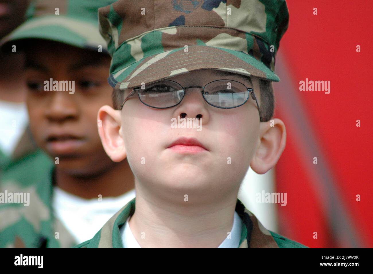 Young face men boys Marines from schools, learning to be Marines when ...