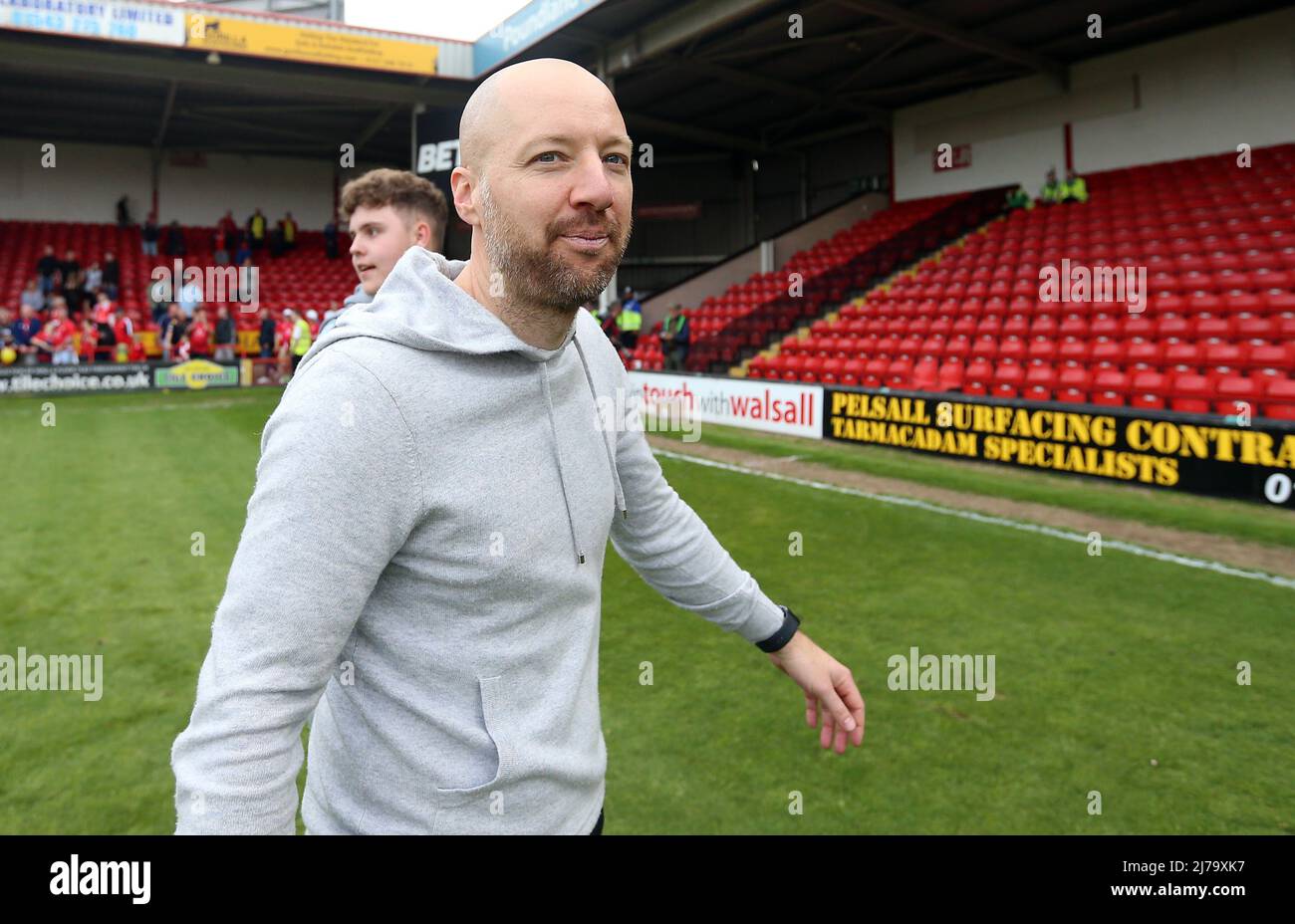 Swindon Town manager Ben Garner after the Sky Bet League Two match at ...