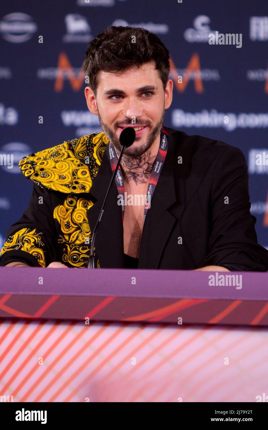 Turin, Italy. 7th May 2022. French musician Alvan (Alexis Morvan Rosius ...