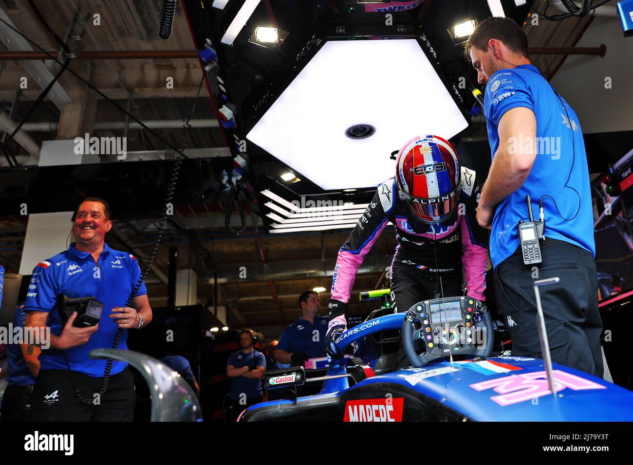 Esteban Ocon (FRA) Alpine F1 Team A522. 07.05.2022. Formula 1 World Championship, Rd 5, Miami ...