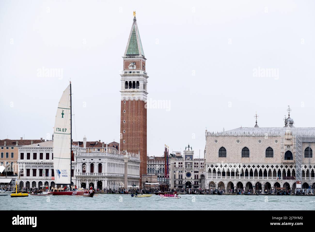 A view of the Saint Mark's Basin in Venice Stock Photo - Alamy