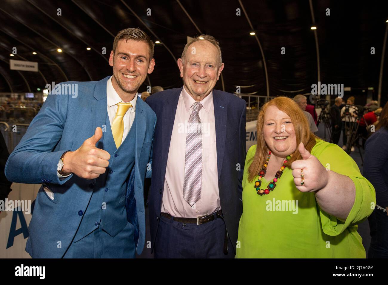 (from left) Alliance Party of N's Patrick Brown and Jim Hendron with ...