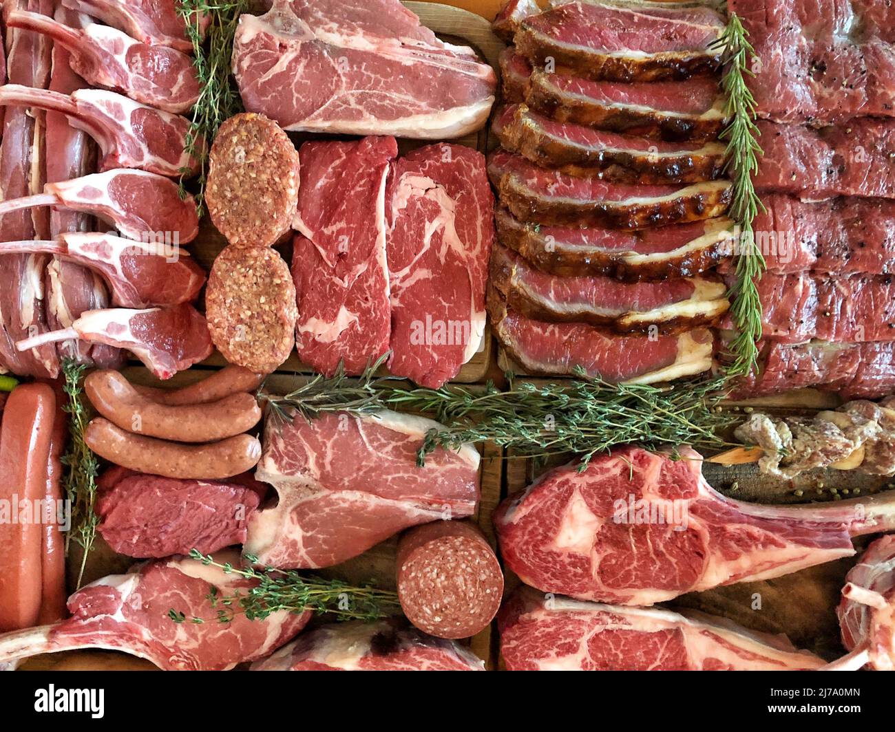 Raw meats hi-res stock photography and images - Alamy