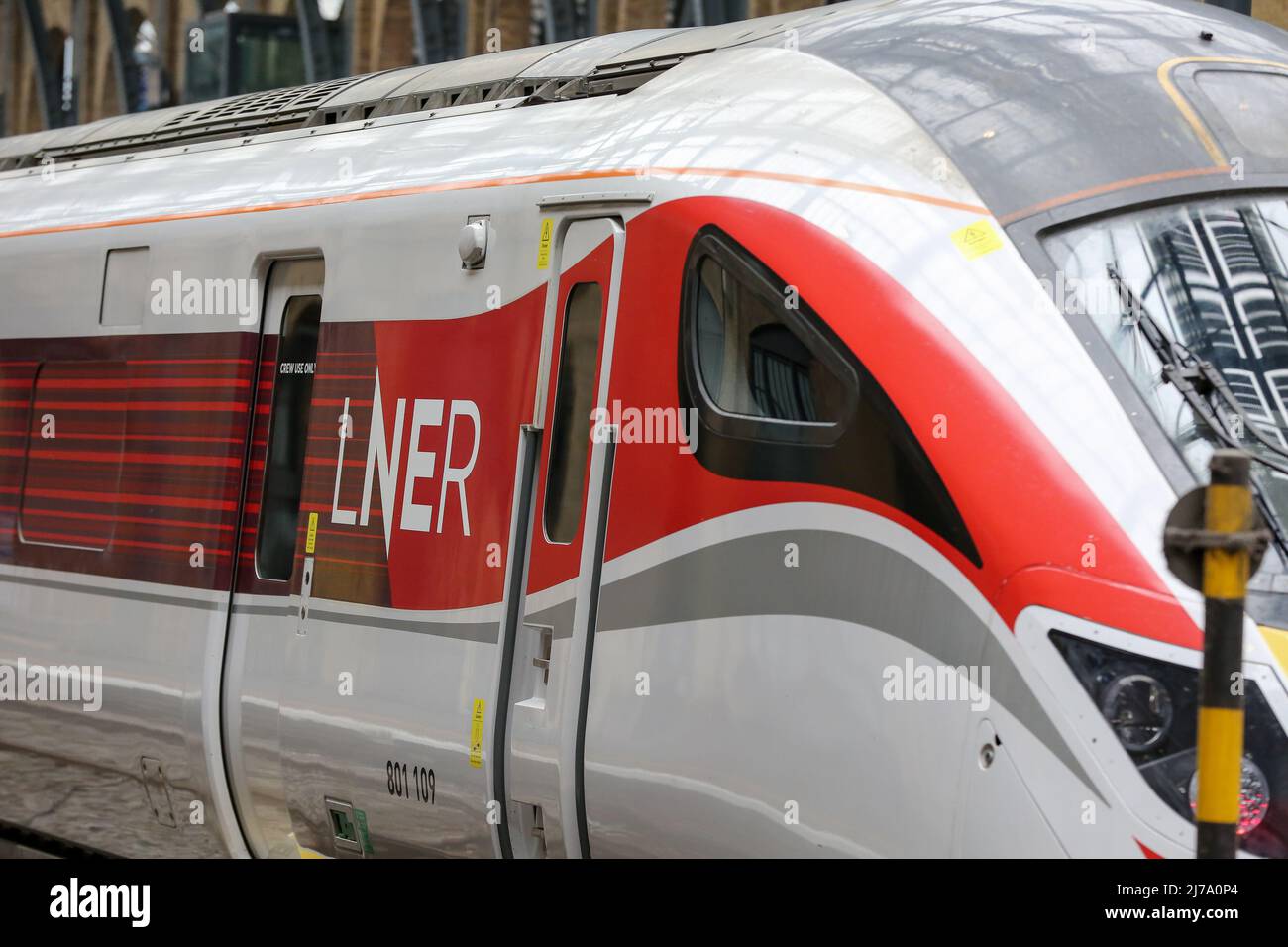 A LNER train at London Kings Cross station. (Photo by Dinendra Haria ...