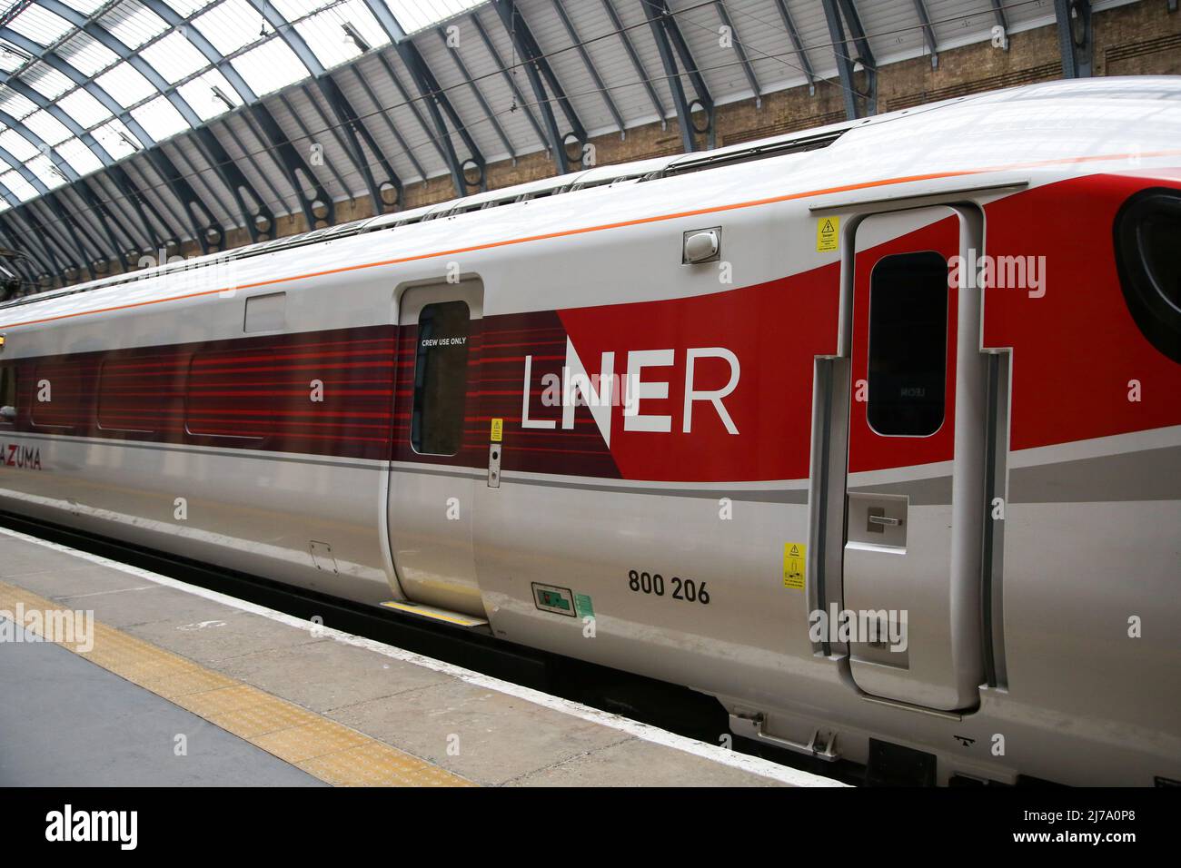 A LNER train at London Kings Cross station. (Photo by Dinendra Haria ...