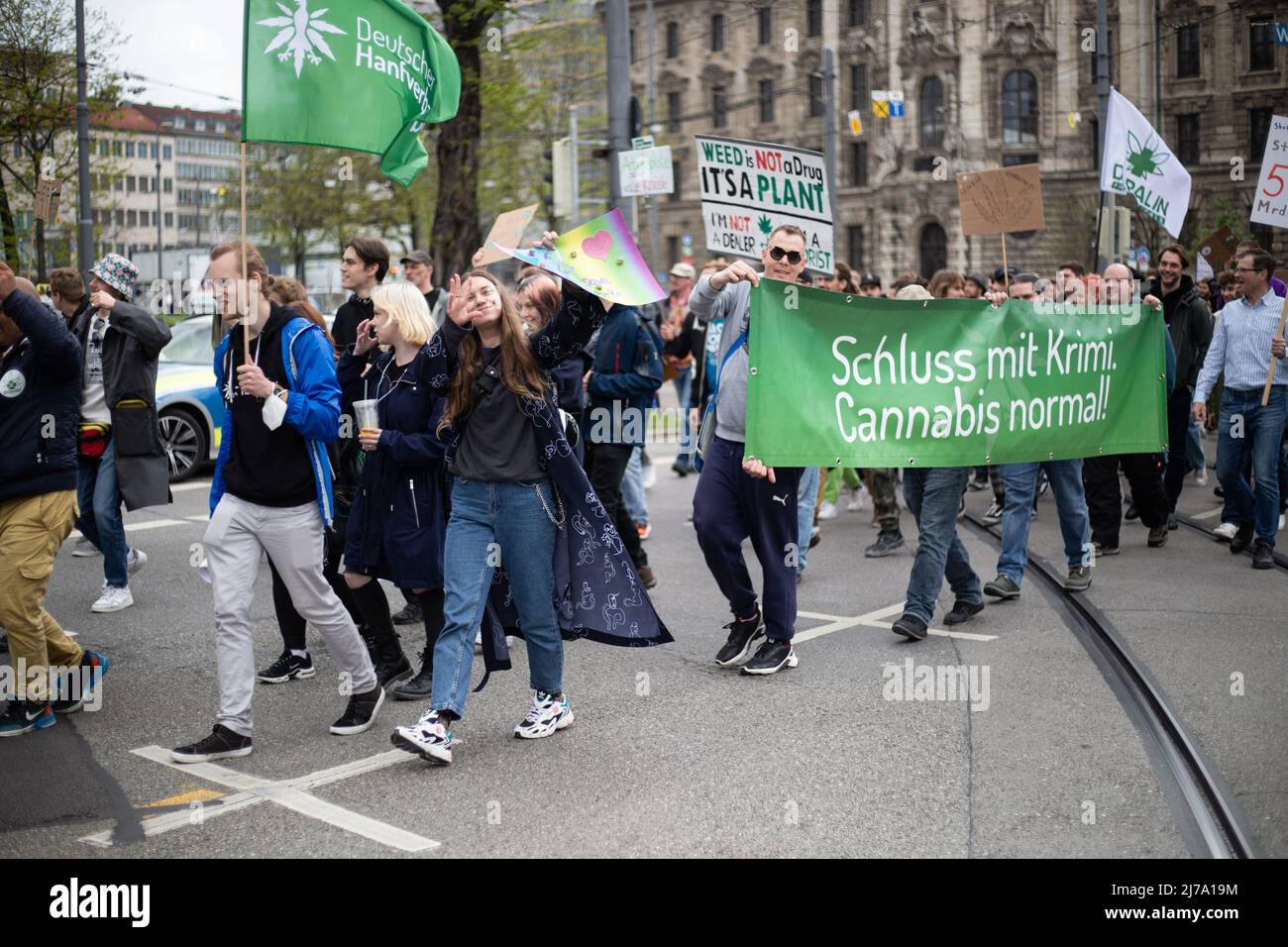 On May 7, 2022 up to 200 people gathered at the Global Marijuana March ...