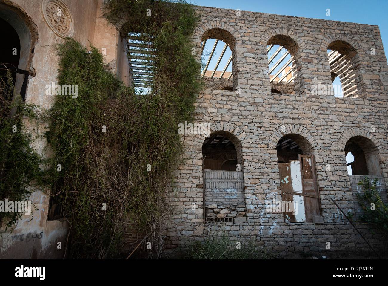 Abandoned Abdullah al-Suleiman palace, Mecca province, Taïf, Saudi ...