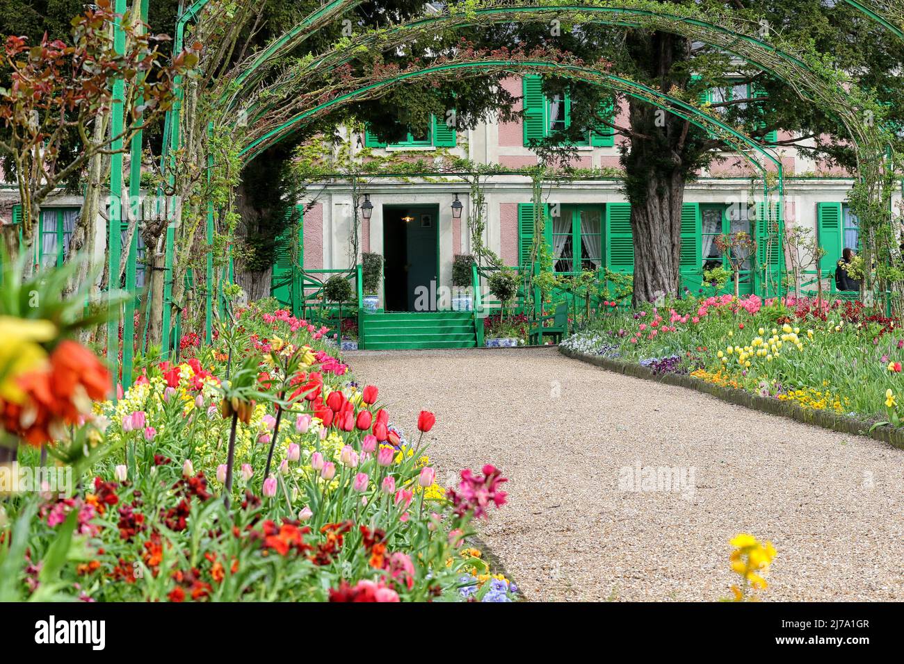 Claude Monets House and Garden. Giverny, France Stock Photo - Alamy