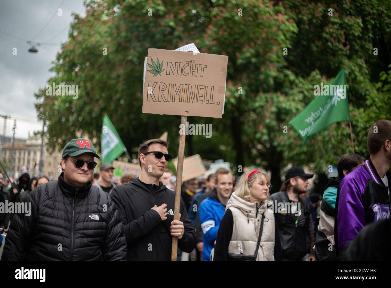 On May 7, 2022 up to 200 people gathered at the Global Marijuana March ...