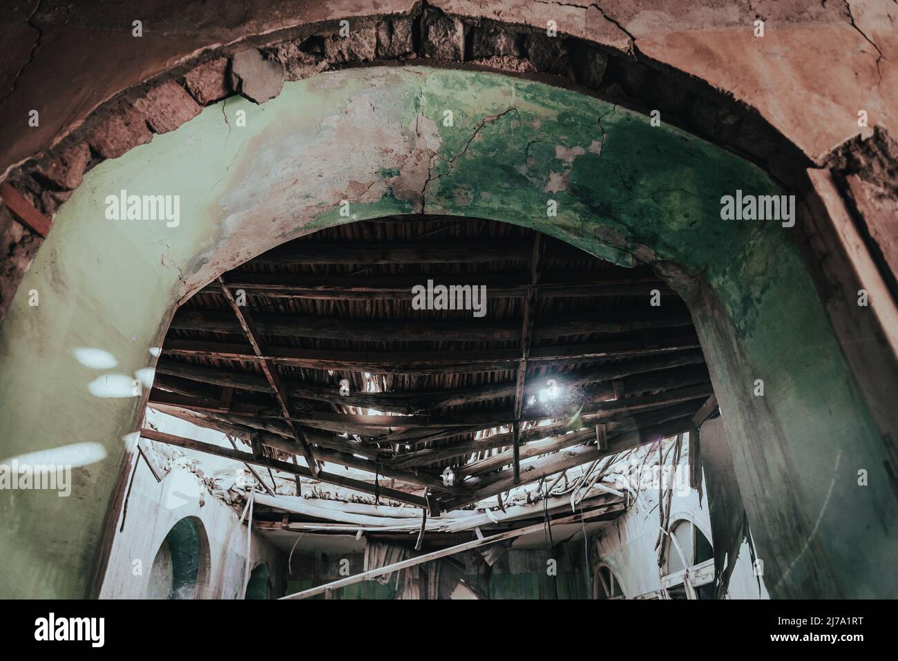 Abandoned Abdullah al-Suleiman palace, Mecca province, Taïf, Saudi ...