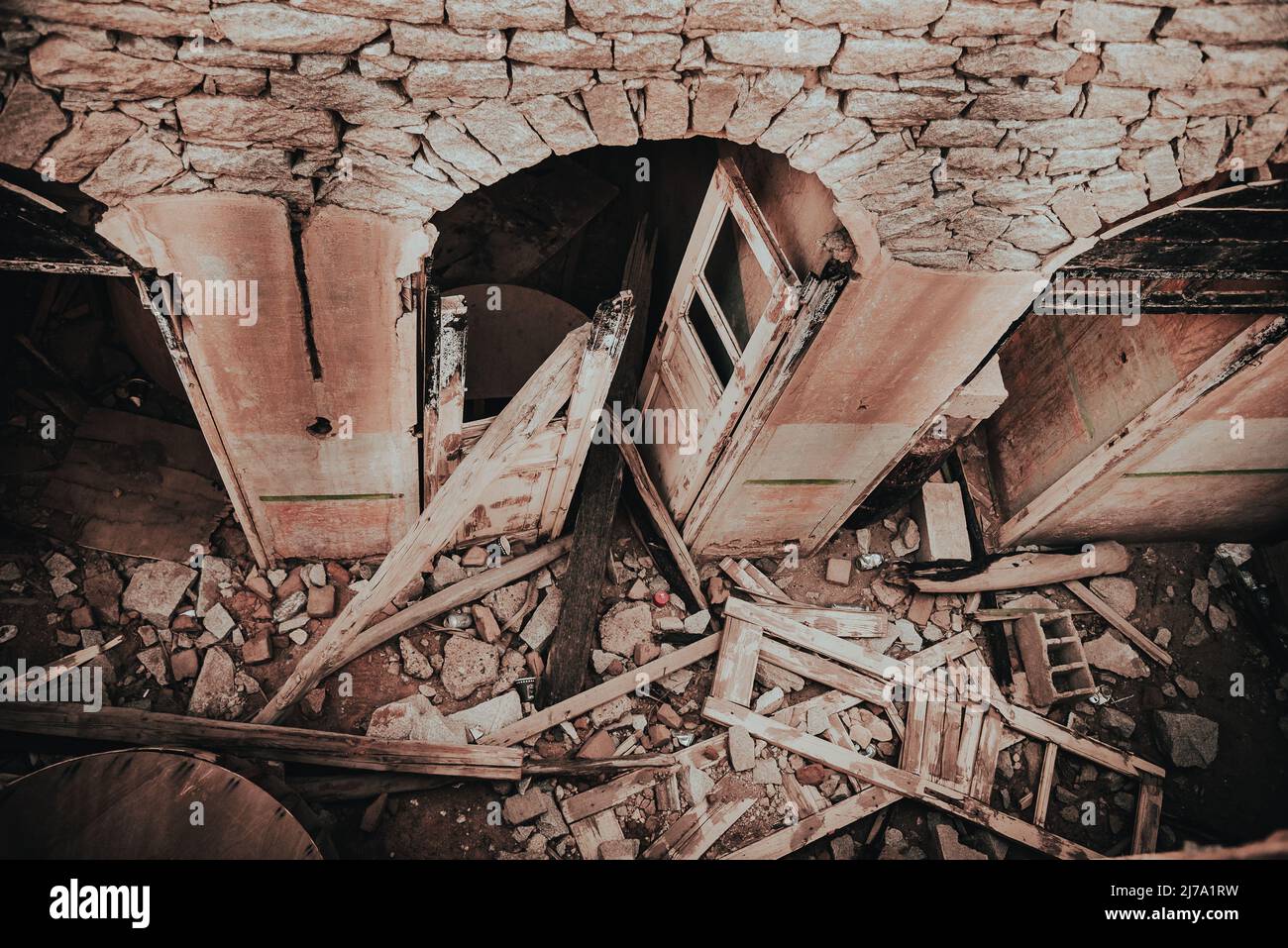 Abandoned Abdullah al-Suleiman palace, Mecca province, Taïf, Saudi ...