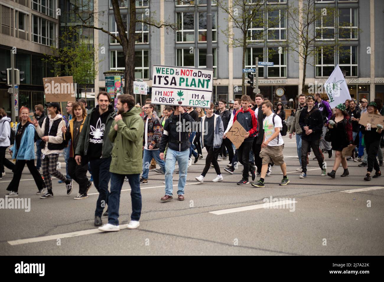 On May 7, 2022 up to 200 people gathered at the Global Marijuana March ...