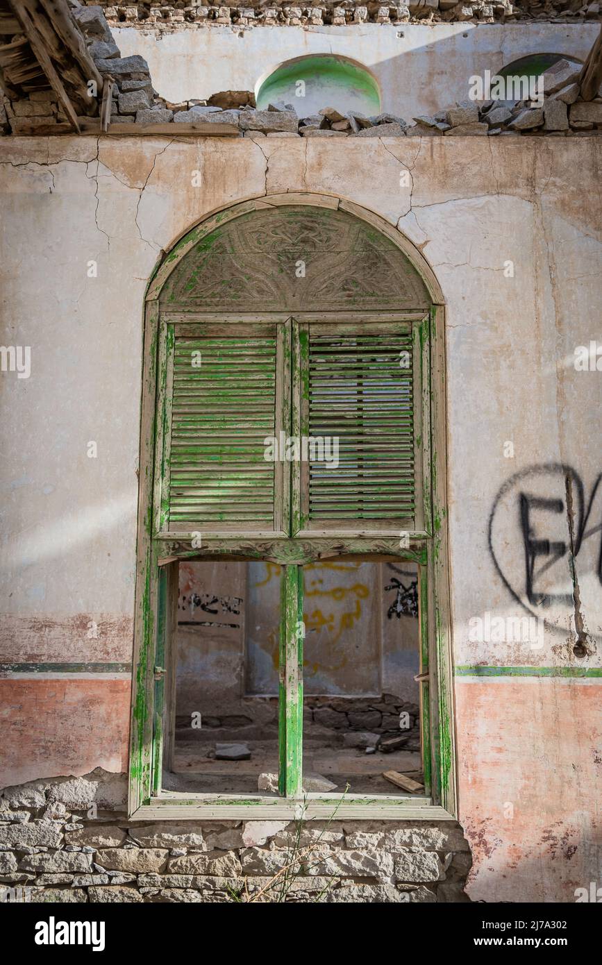 Abandoned Abdullah al-Suleiman palace, Mecca province, Taïf, Saudi ...