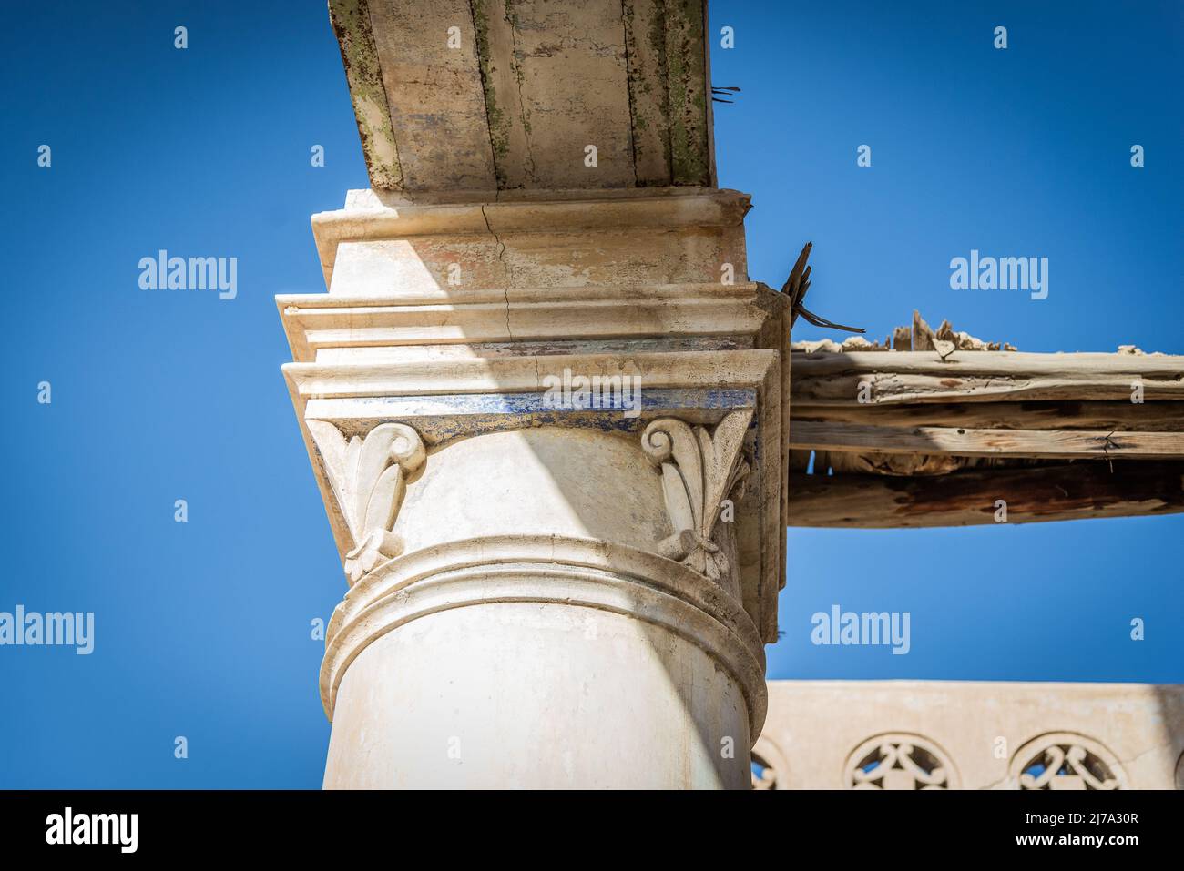 Abandoned Abdullah al-Suleiman palace, Mecca province, Taïf, Saudi ...