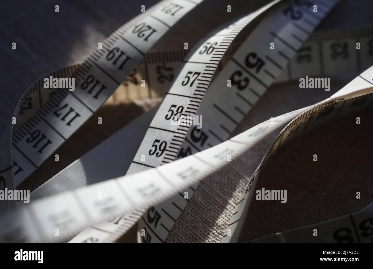 60 Inch, 150 cm, tape measure/measuring tape in a home Stock Photo - Alamy