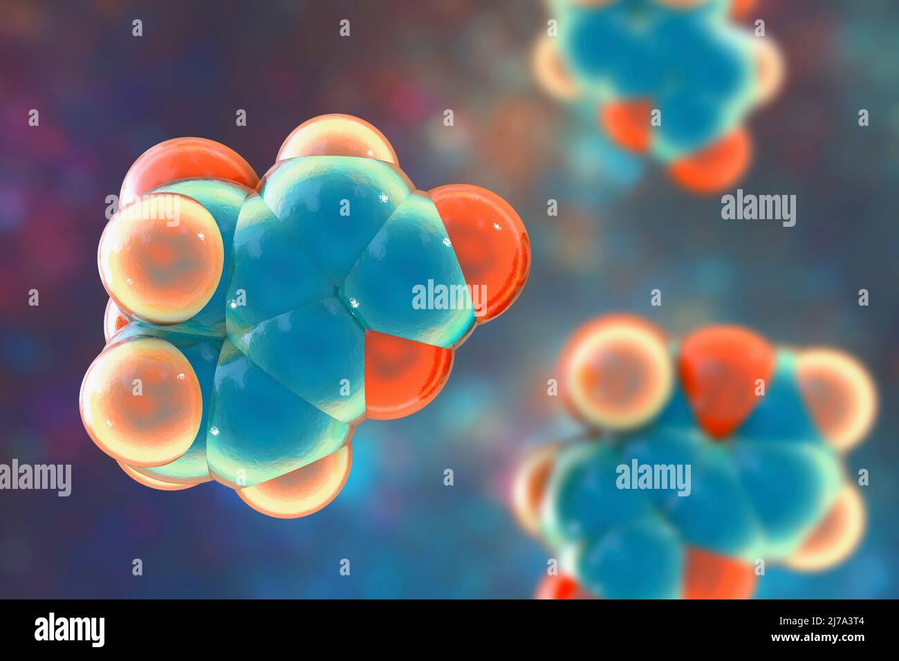 Patulin mycotoxin molecule, illustration Stock Photo - Alamy