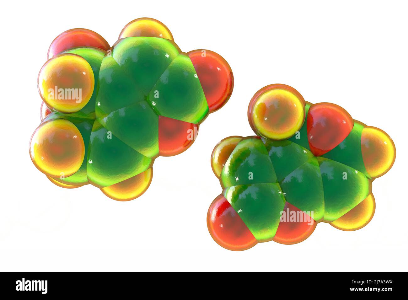 Patulin mycotoxin molecule, illustration Stock Photo - Alamy