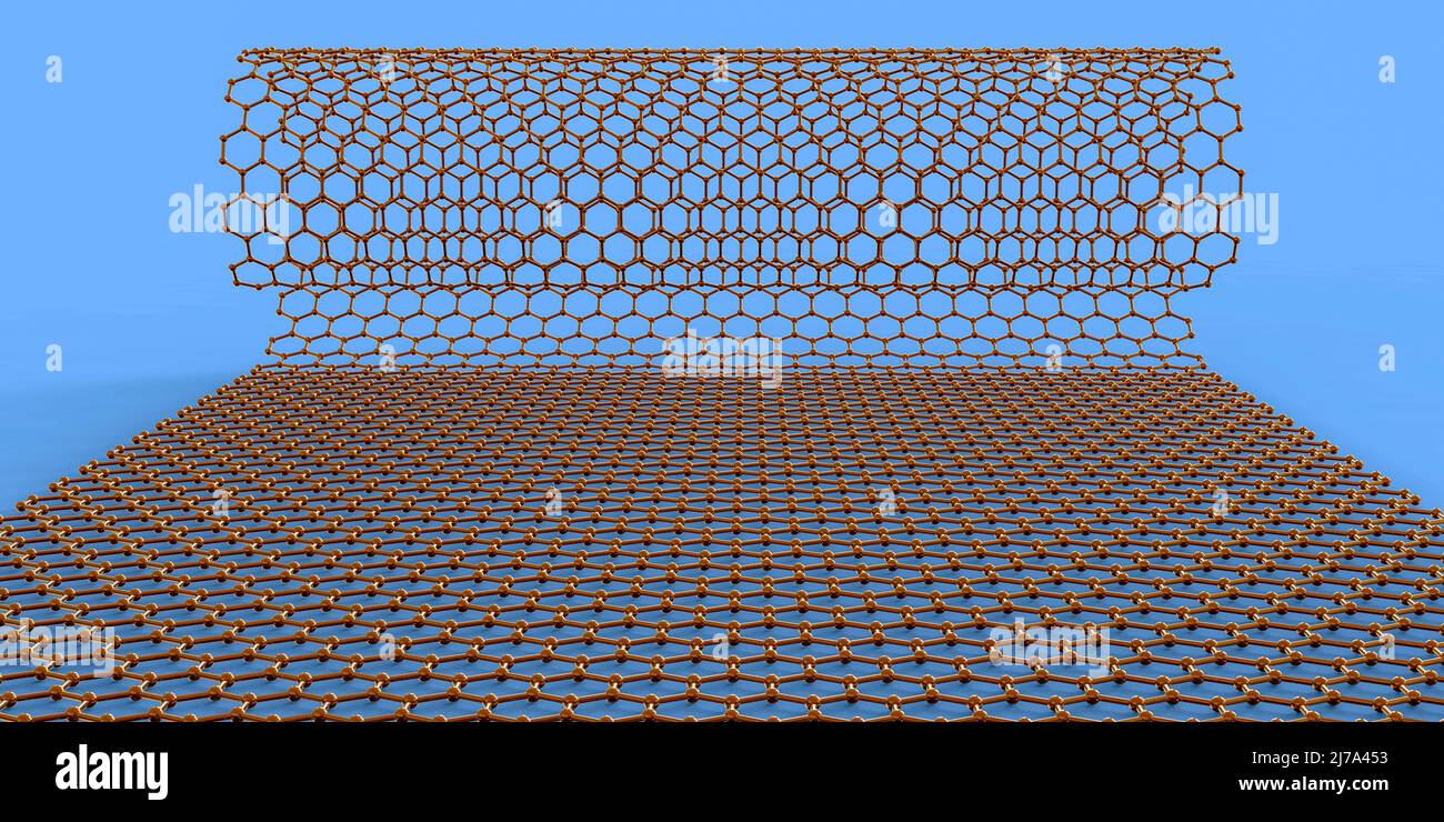 Graphene sheet graphene planar sheet hi-res stock photography and ...