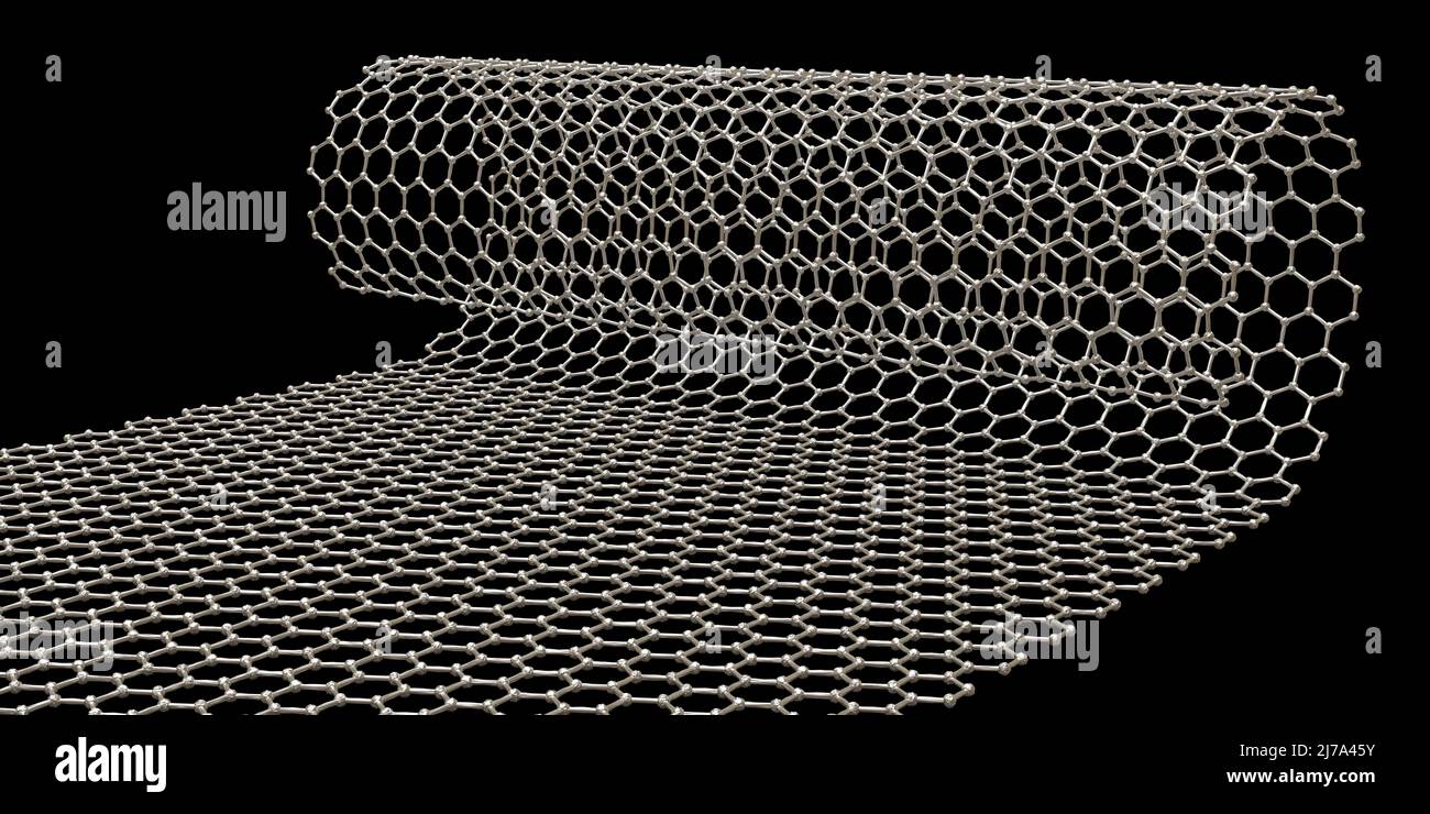 Graphene hexagons hi-res stock photography and images - Alamy