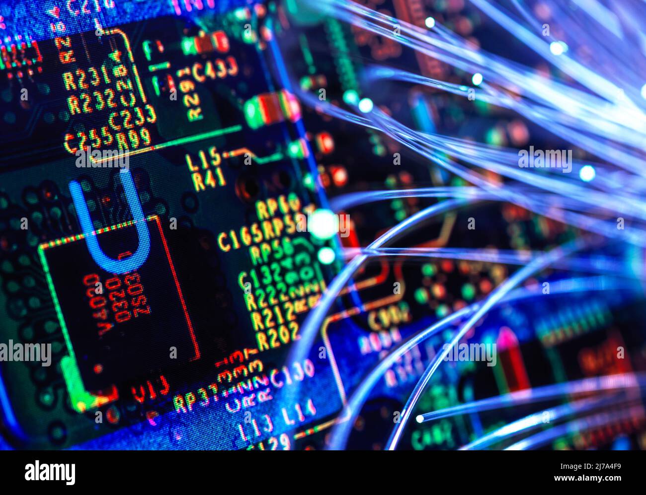 Conceptual image data transfer hi-res stock photography and images - Alamy