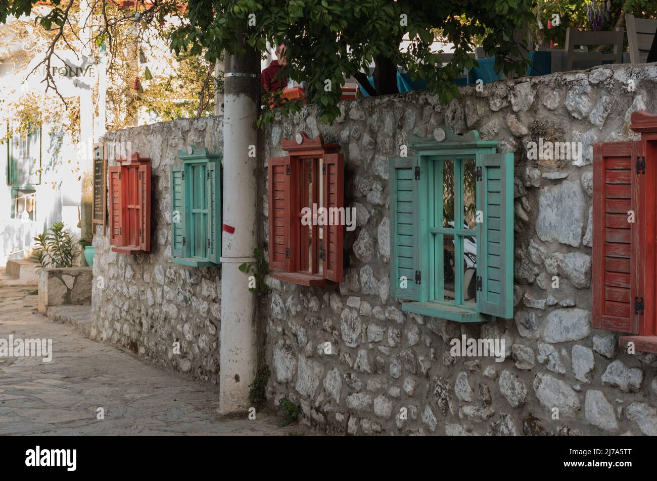 Building in Eski Datça, Turkey Stock Photo - Alamy