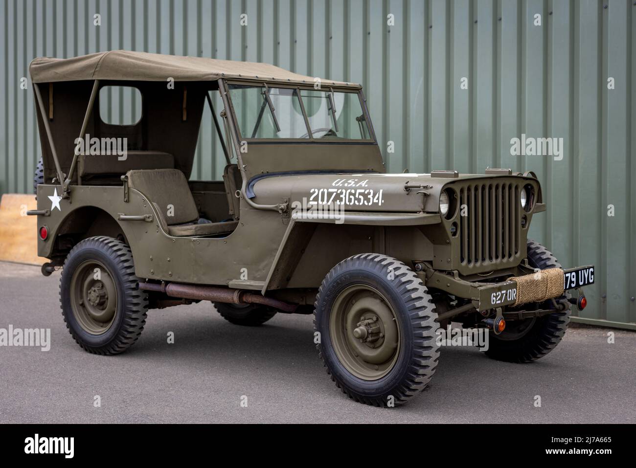 World War 2 U.S Army Ford Willys Jeep Stock Photo - Alamy