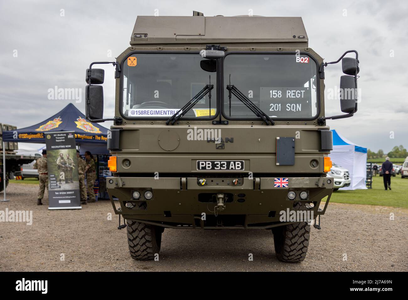 158 Regiment Royal Logistic Corps MAN 6 tonne truck on display at the ...