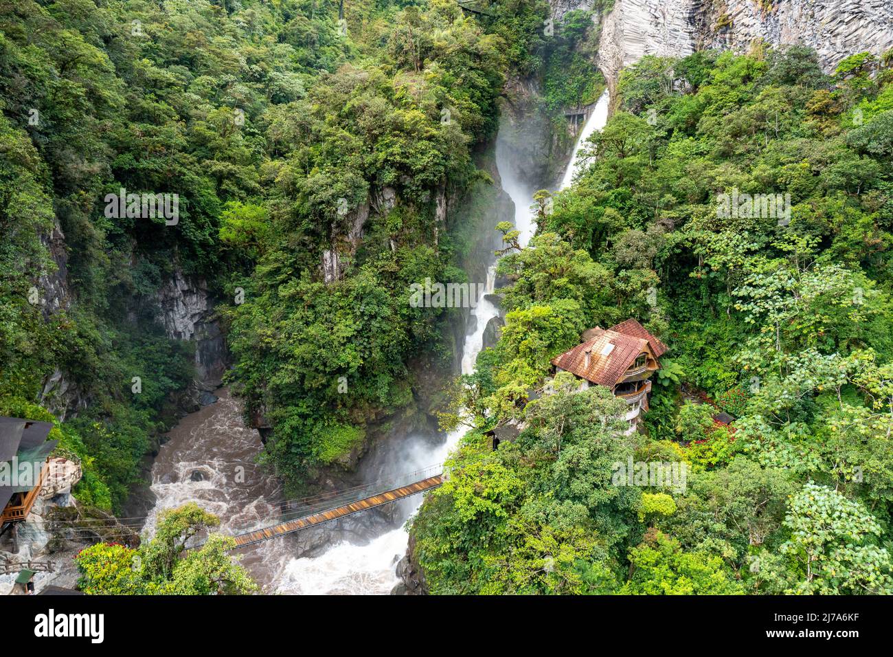 El pailon del diablo waterfall hi-res stock photography and images - Alamy