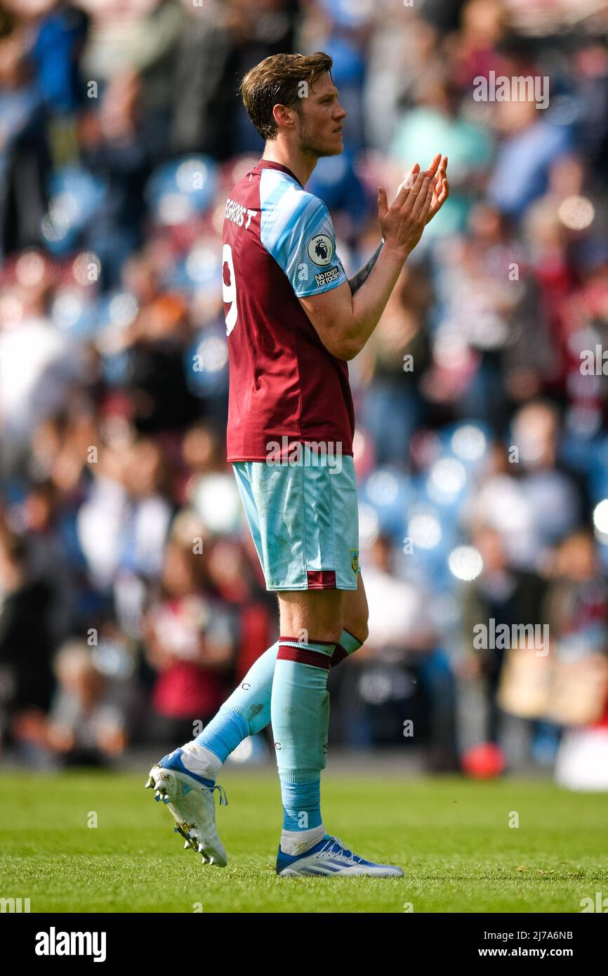 Turf Moor, Burnley, Lancashire, UK. 7th May, 2022. Premier League ...
