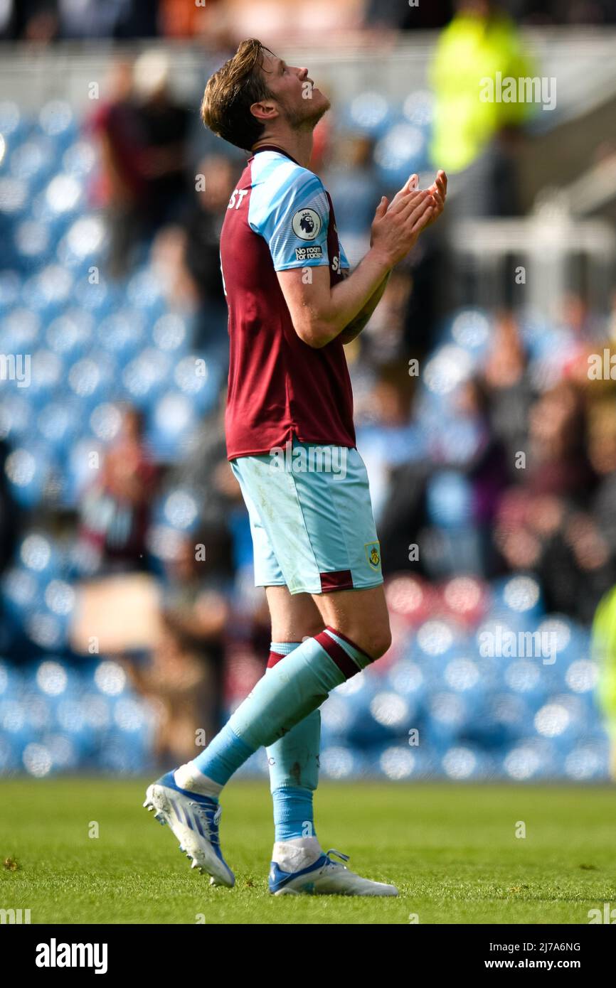 Turf Moor, Burnley, Lancashire, UK. 7th May, 2022. Premier League ...