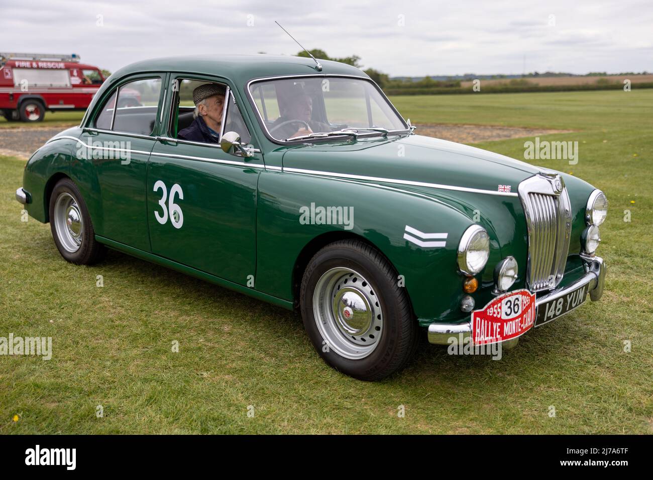 1956 MG Magnette ZA (148 YUM) on display at the Shuttleworth Season ...