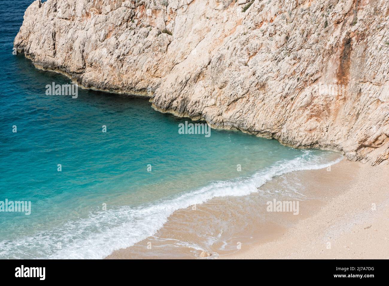 Views of Kaputas Beach near Kas in SW Turkey Stock Photo - Alamy
