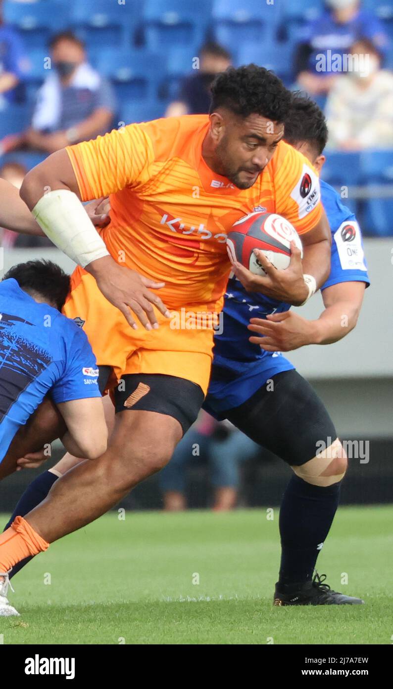 May 7, 2022, Kumagaya, Japan - Kubota Spears Funabashi Tokyo-bay lock ...