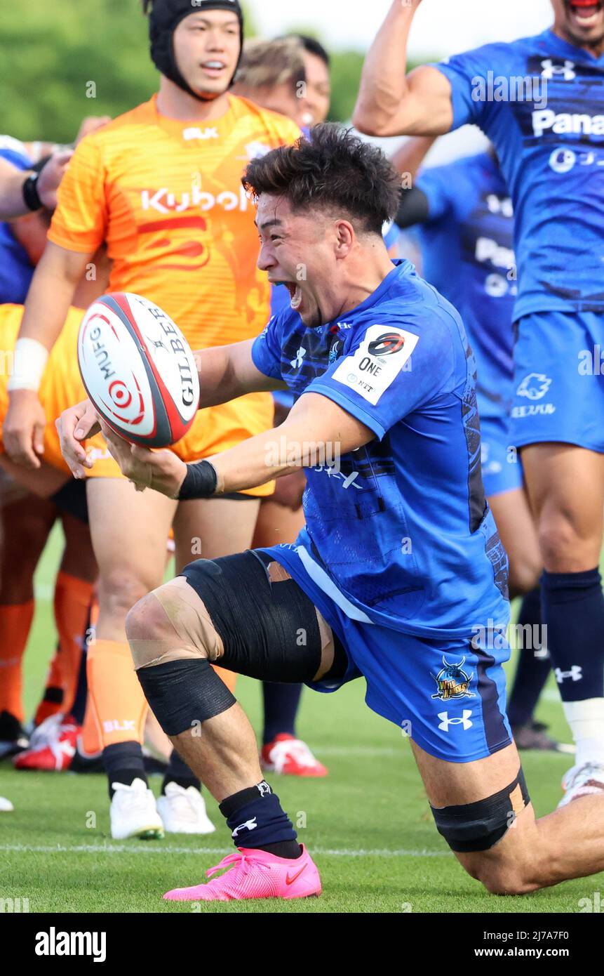 May 7, 2022, Kumagaya, Japan - Saitama Panasonic Wild Knights flanker ...