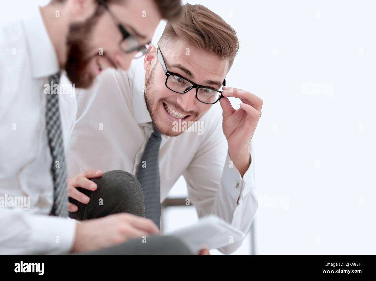 Surprised businesspeople hi-res stock photography and images - Alamy