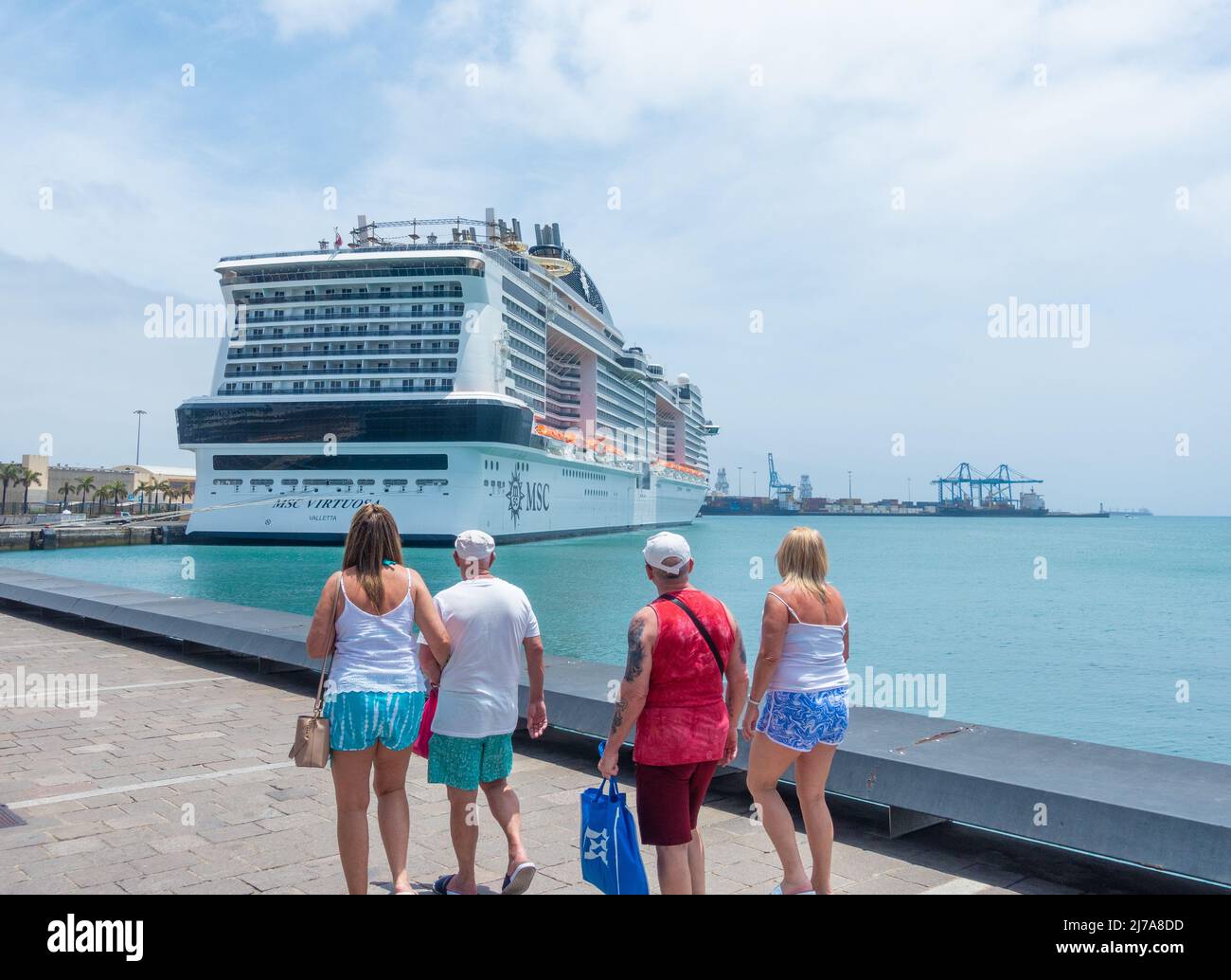 Las Palmas, Gran Canaria, Canary Islands, Spain. 7th May, 2022. Cruise ...