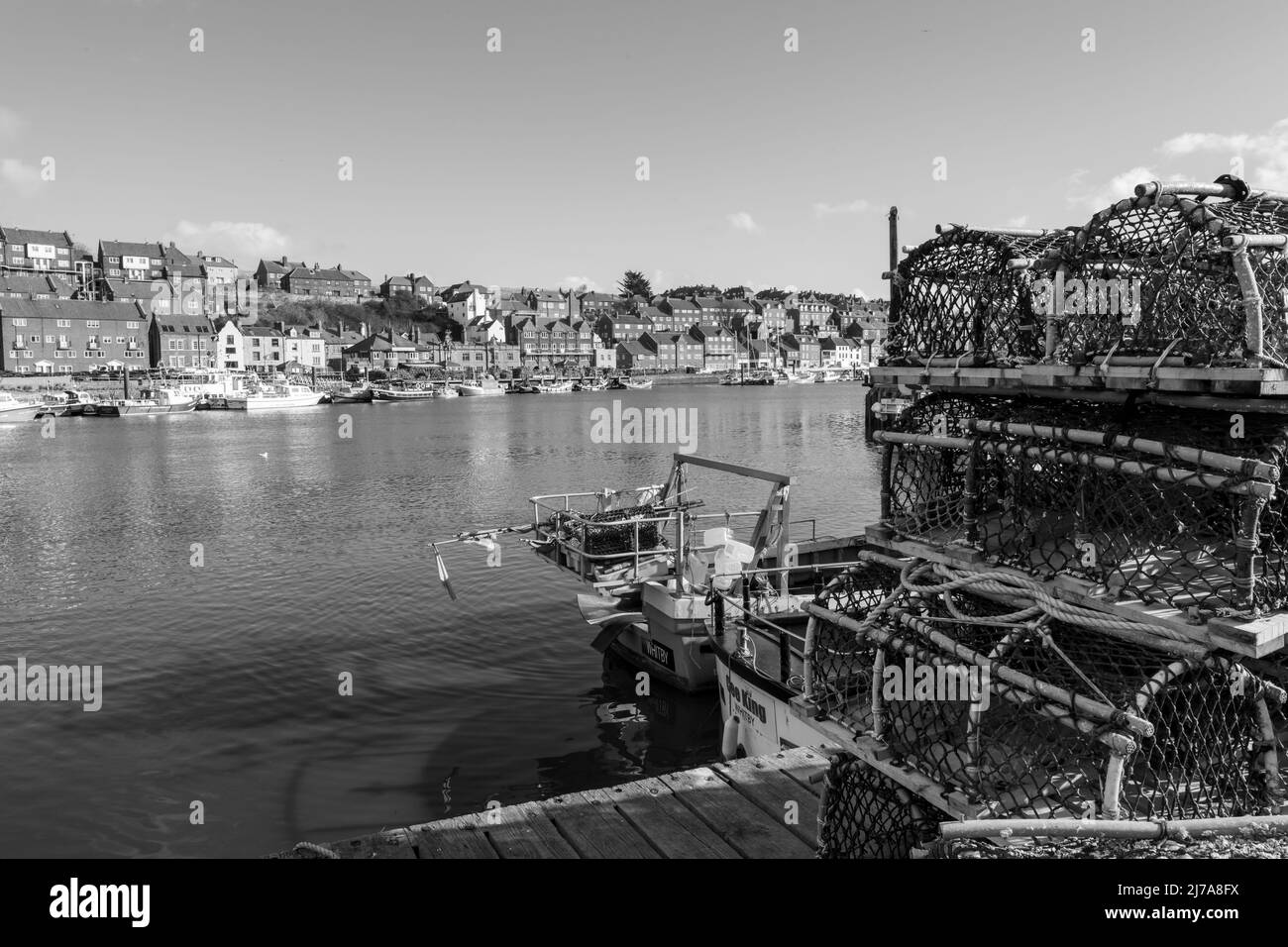 Landscape photo of Whitby in North Yorkshire Stock Photo - Alamy