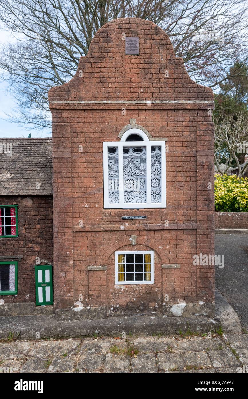 Wimborne.Dorset.United Kingdom.April 20tth 2022.View of a street in ...