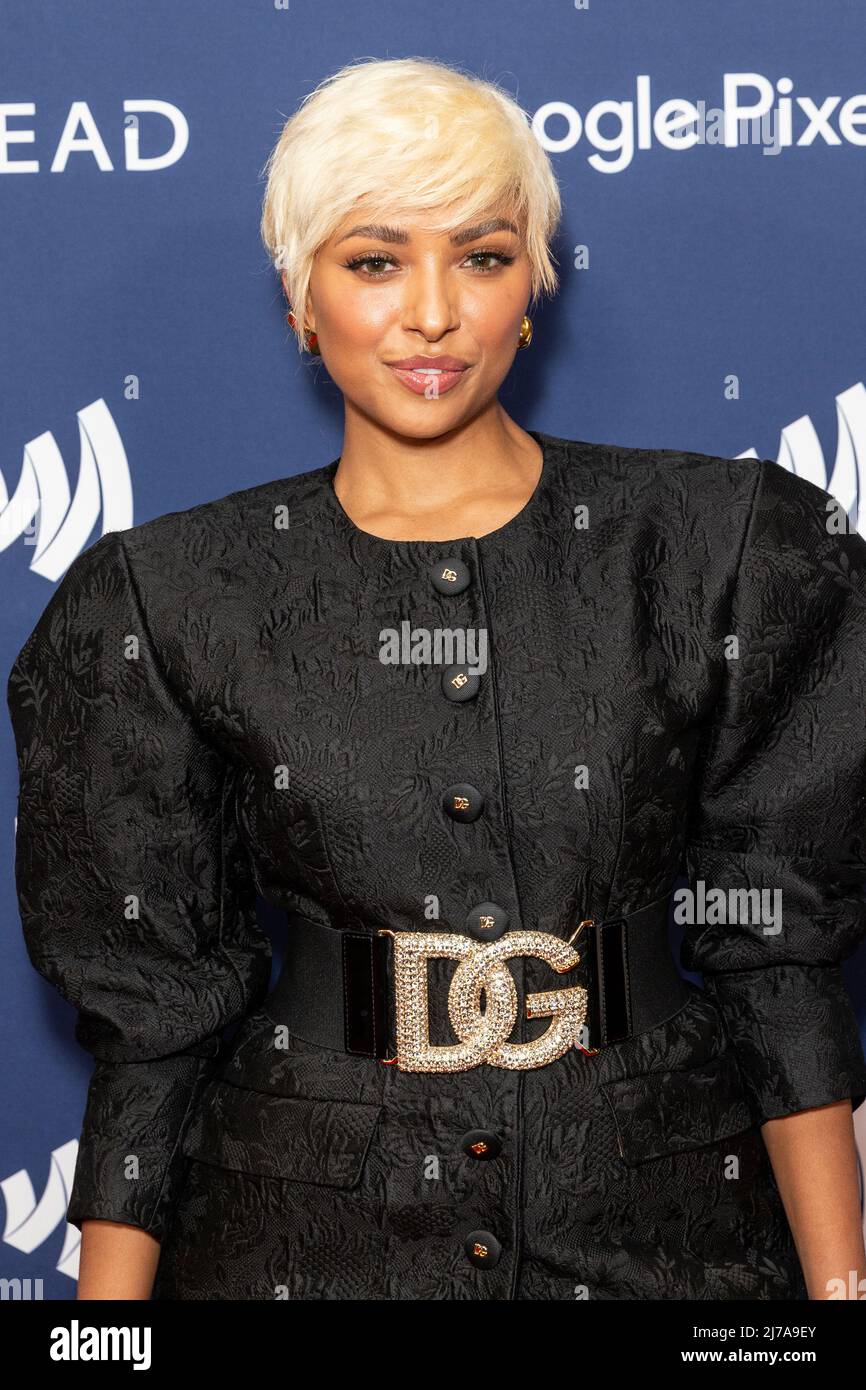 New York, NY - May 6, 2022: Kat Graham wearing dress by Dolce & Gabbana ...