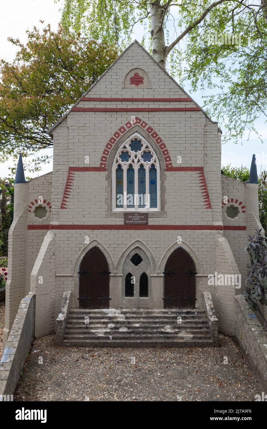 Wimborne.Dorset.United Kingdom.April 20tth 2022.View of a model of the ...