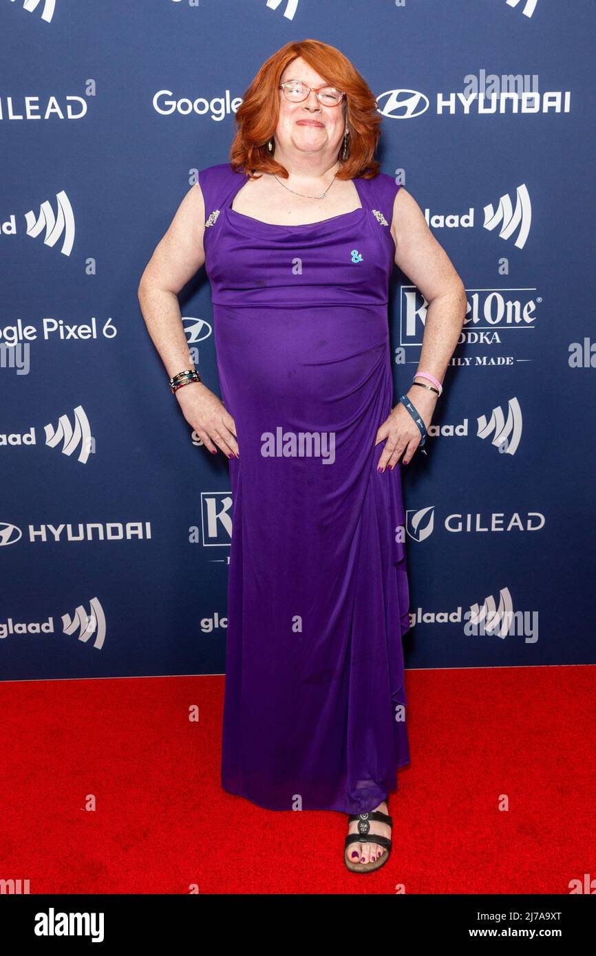 New York, NY - May 6, 2022: Dawn Ennis attends 33rd Annual GLAAD Media ...