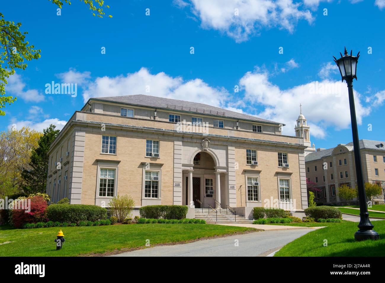 Historic buildings at 3 Lake Street in Boston College Brighton Campus ...