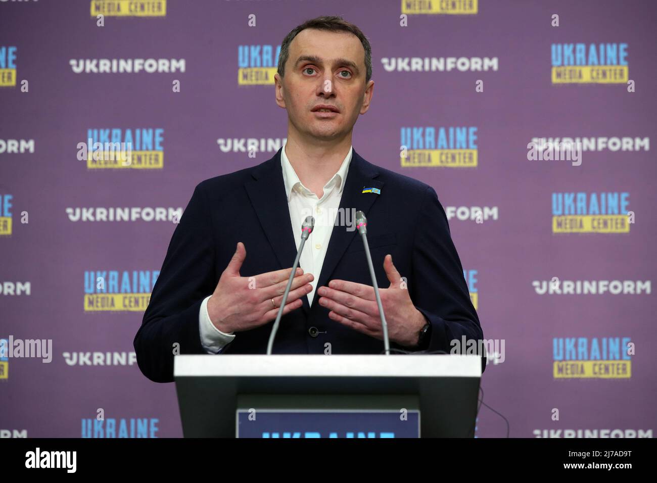 KYIV, UKRAINE - MAY 7, 2022 - Minister of Health of Ukraine Viktor ...