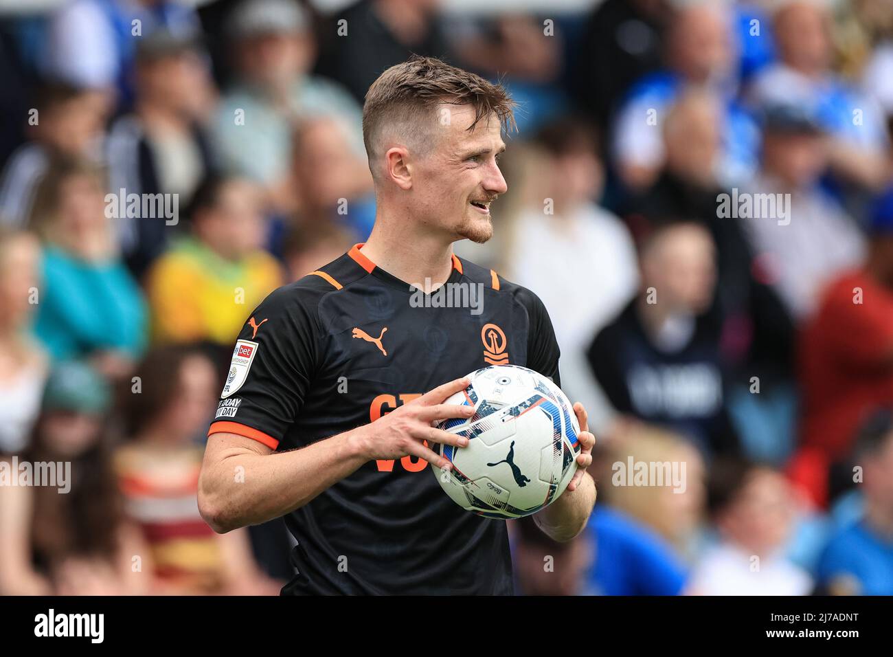 Callum Connolly #2 of Blackpool during the game Stock Photo - Alamy