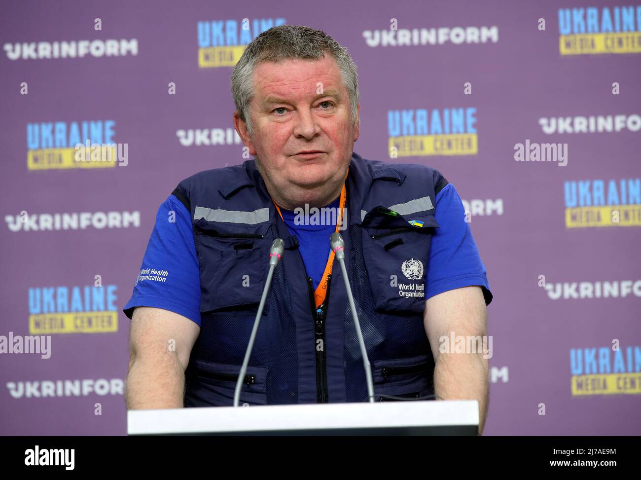 KYIV, UKRAINE - MAY 7, 2022 - Executive Director at the WHO Health ...